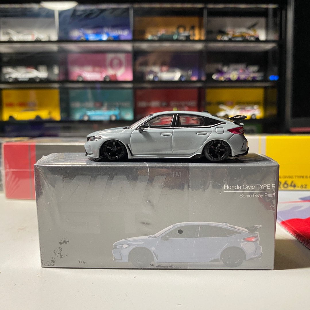 Mini gt Honda Civic Type R FL5 Sonic Gray Pearl (rare), Hobbies & Toys ...