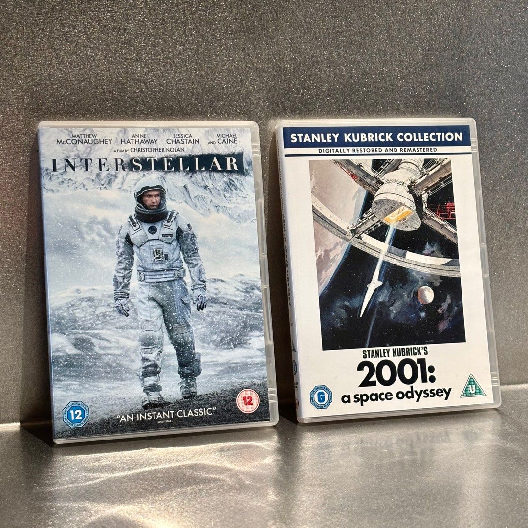 NEW Interstellar & 2001 A Space Odyssey DVD CD with Box Official Set ...