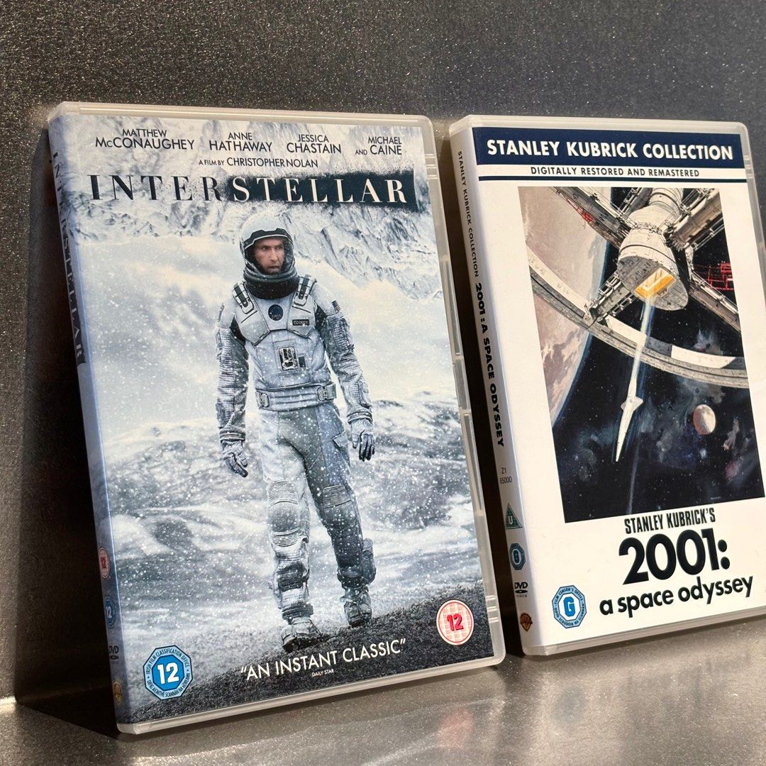 NEW Interstellar & 2001 A Space Odyssey DVD CD with Box Official Set ...