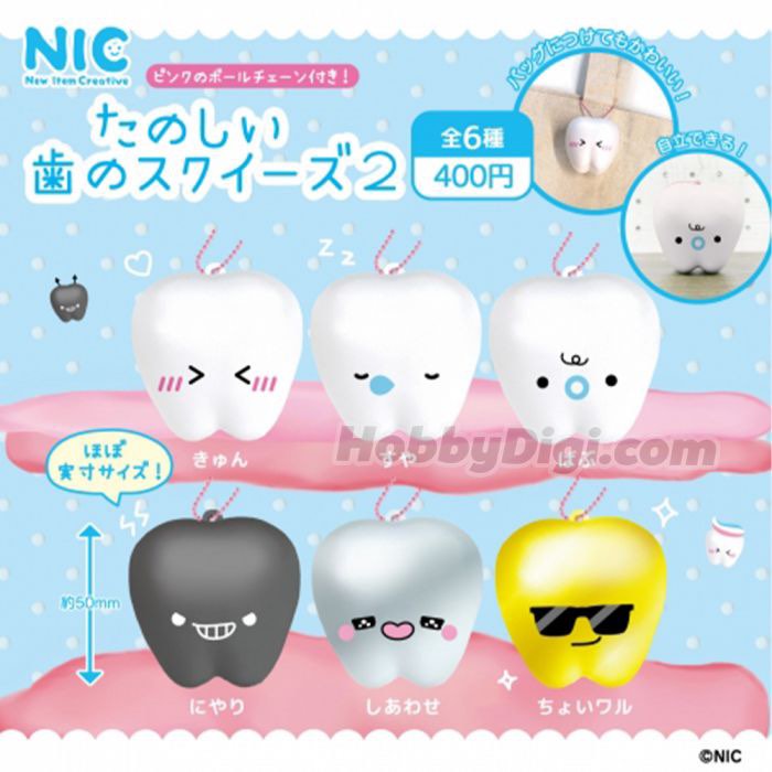 NIC tooth squishy, Hobbies & Toys, Toys & Games on Carousell