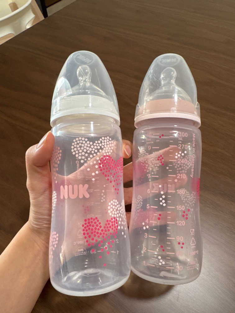 NUK 300ml Anti-Colic Air System Baby Bottles, Babies & Kids, Nursing & Feeding, Breastfeeding ...