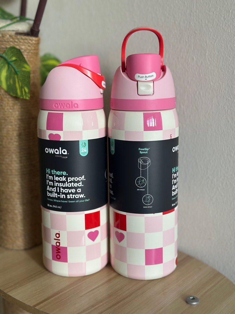 Owala Freesip Check Me Out, Furniture & Home Living, Kitchenware ...