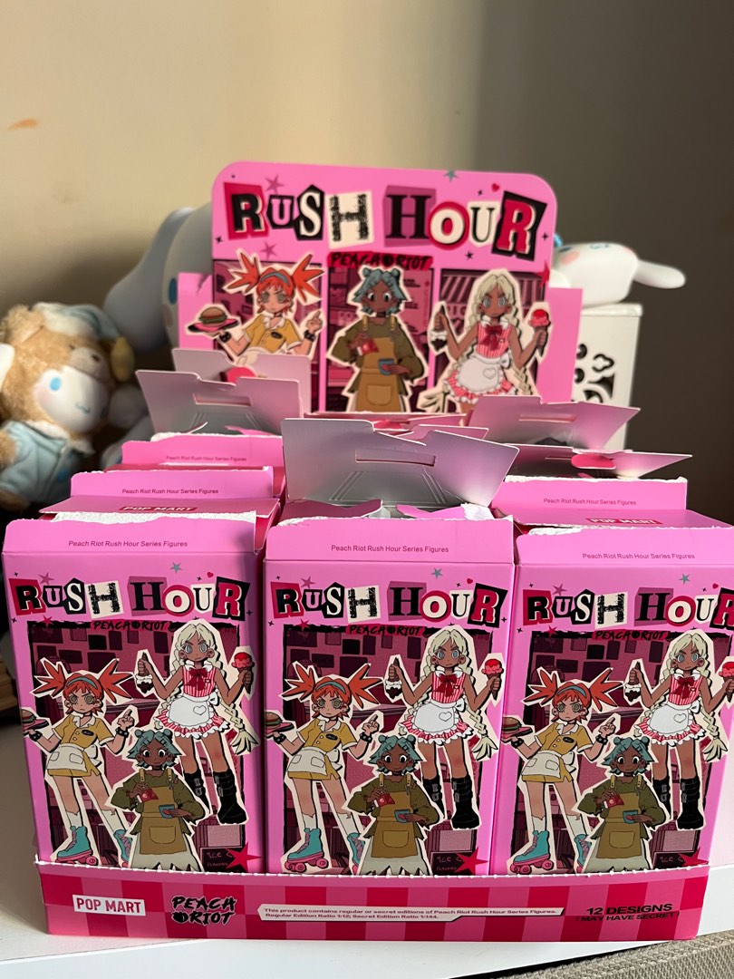 Peach Riot Rush Hour FULL SET, Hobbies & Toys, Toys & Games on Carousell