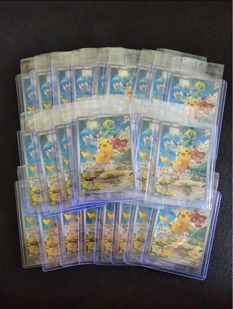 Pikachu Illustration Rare Promo - Pokemon Paldea Evolved Elite Trainer ...