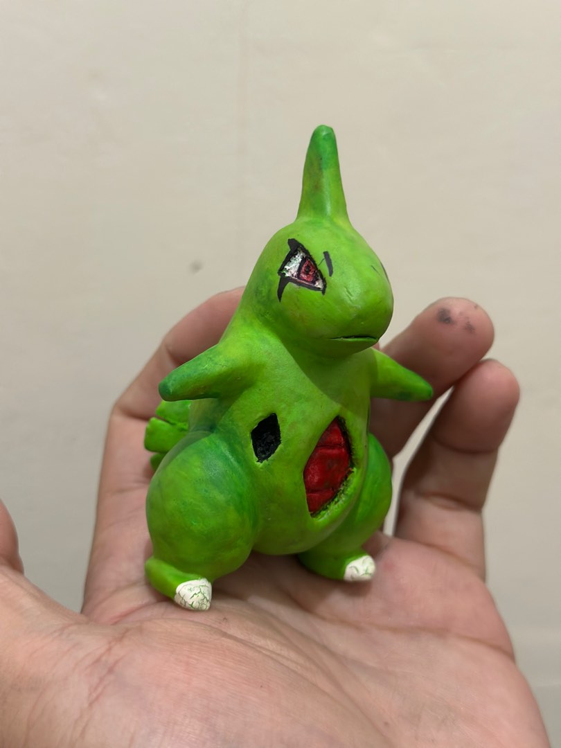 Pokemon : Larvitar (paper mache figure), Hobbies & Toys, Toys & Games ...
