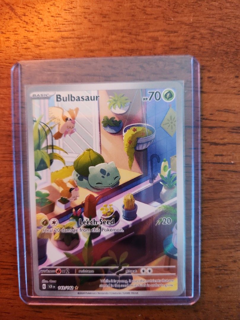 Pokemon TCG - Bulbasaur, Hobbies & Toys, Toys & Games on Carousell