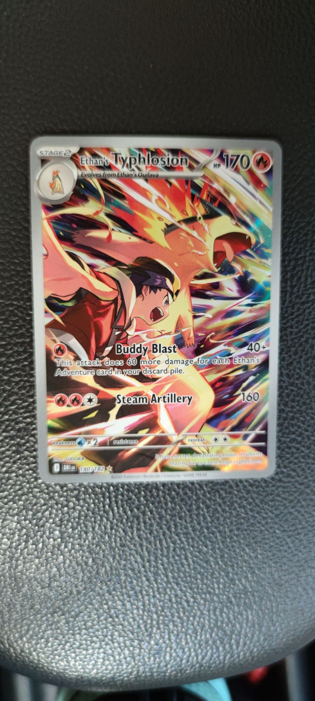 Pokemon TCG: SV10: Destined Rivals - Ethan's Typhlosion - 190/182, Hobbies & Toys, Toys & Games ...