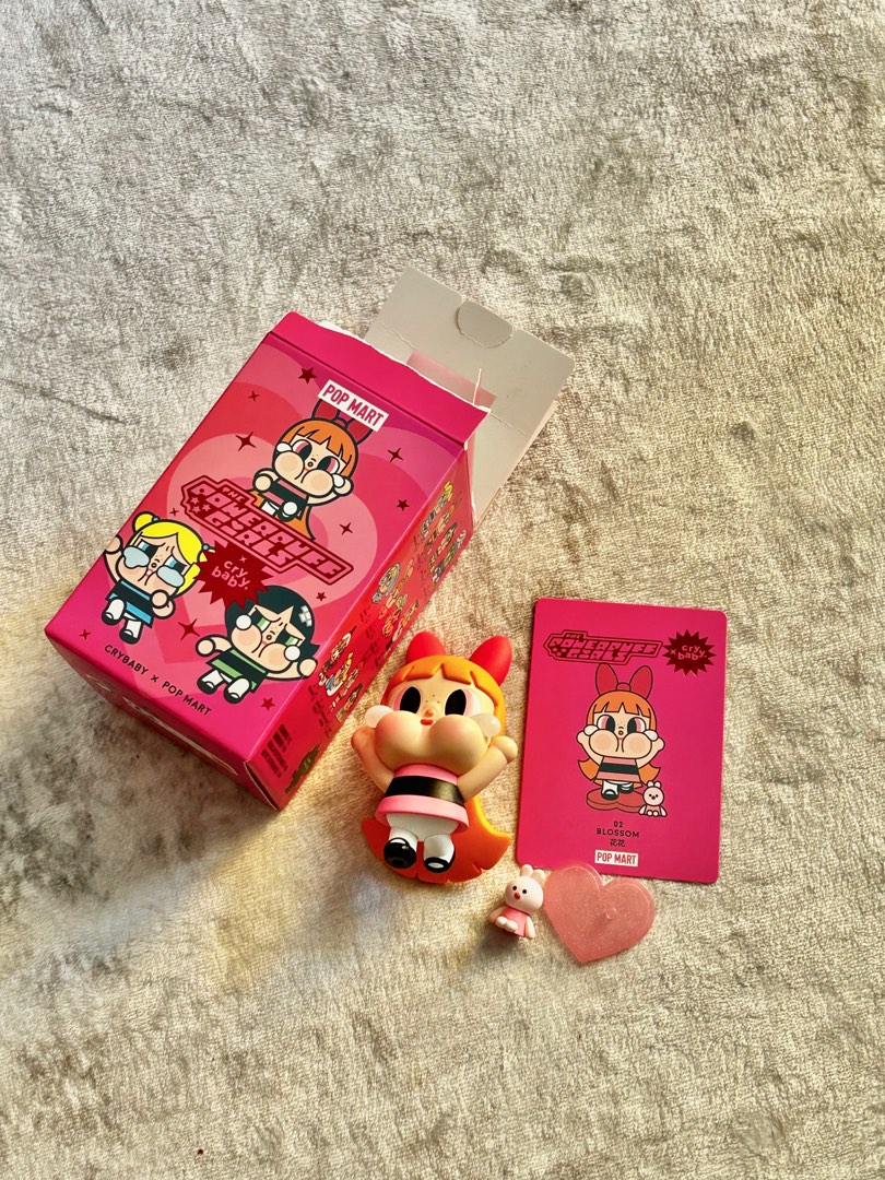popmart powerpuff girls crybaby - blossom, Hobbies & Toys, Toys & Games ...