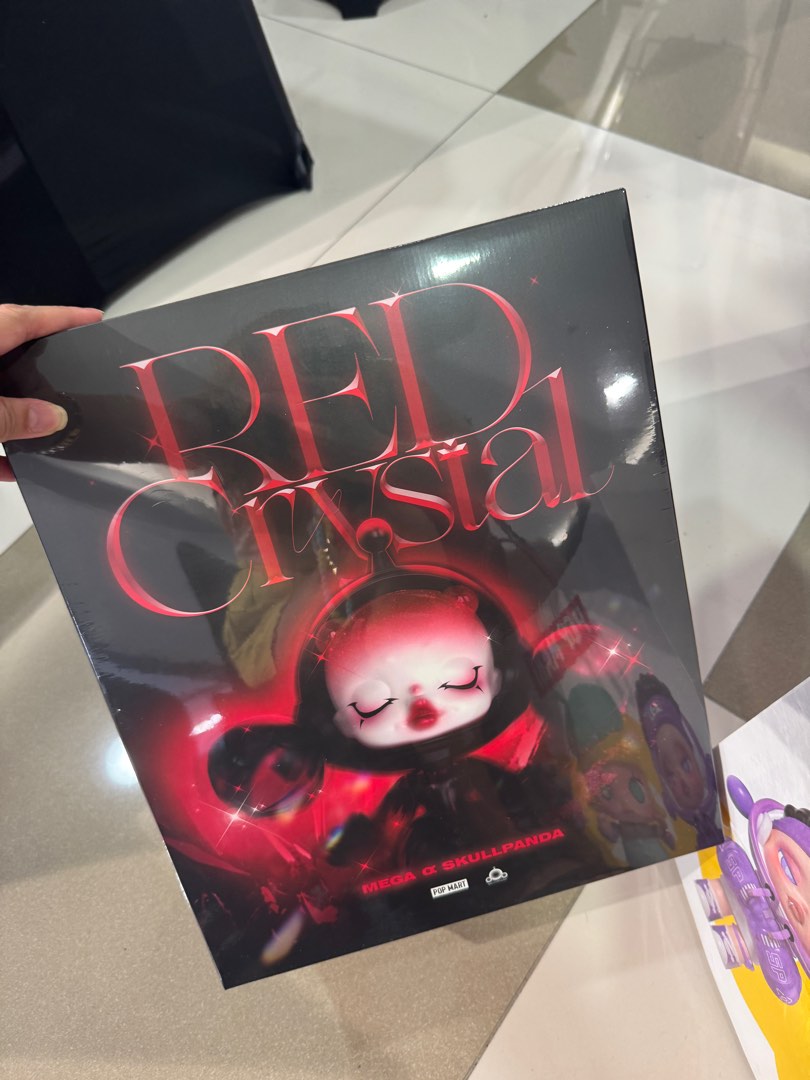 POPMART SKULLPANDA RED CRYSTAL 400%, Hobbies & Toys, Toys & Games on ...