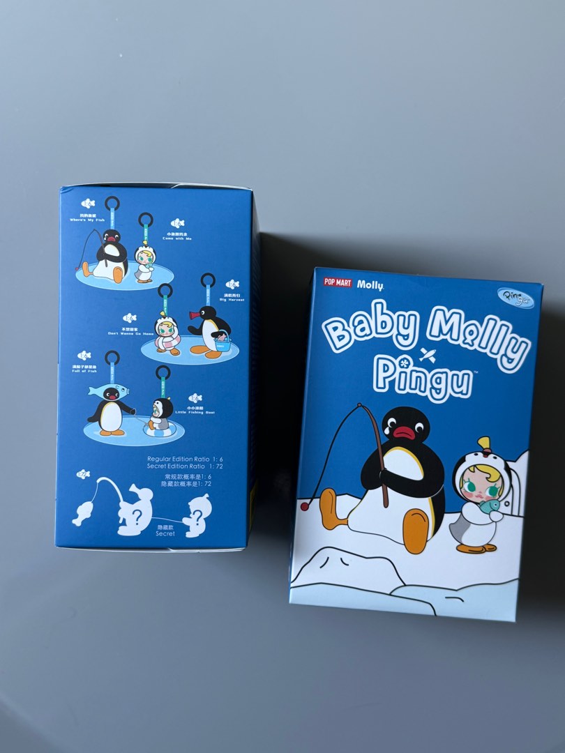 PopNow Popmart Confirmed Baby Molly x Pingu, Hobbies & Toys, Toys ...