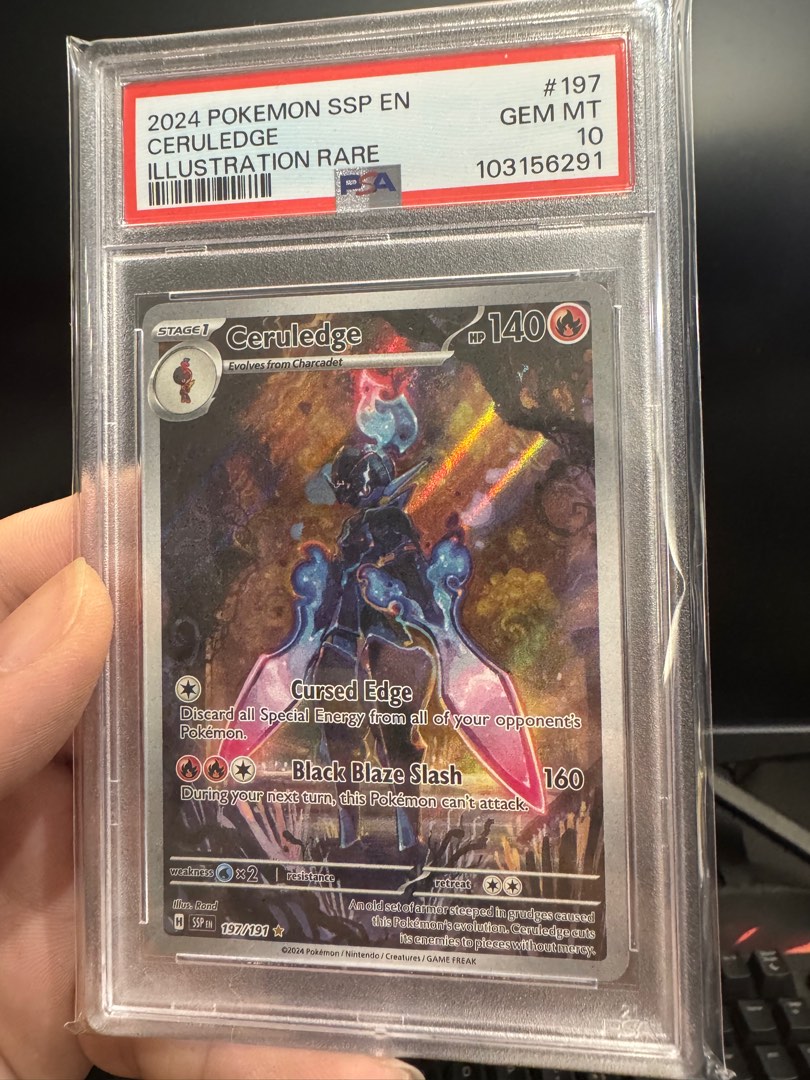 PSA 10 Surging Sparks Ceruledge IR, Hobbies & Toys, Toys & Games on ...