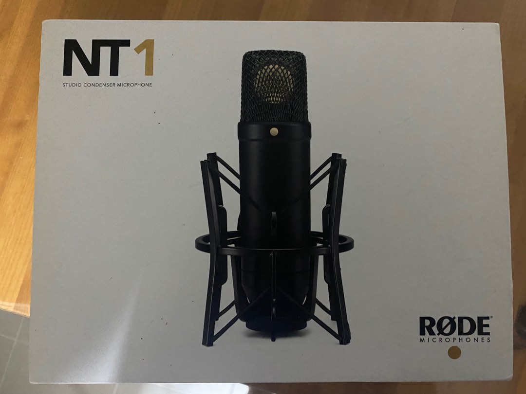 Rode NT1 Mic, Pop Filter, Cable Brand New, Audio, Microphones on Carousell