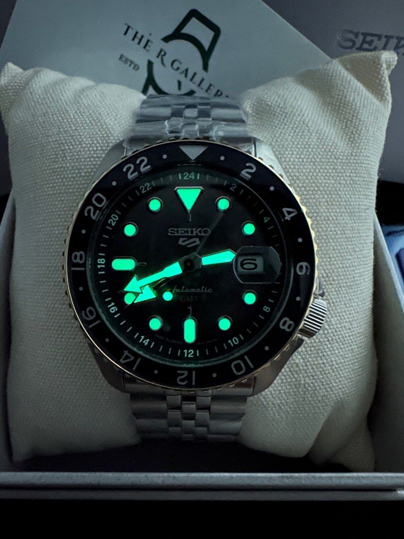 Original Seiko 5 Sports GMT Gray 42.5mm Automatic 100M SSK021 (JAPAN ...