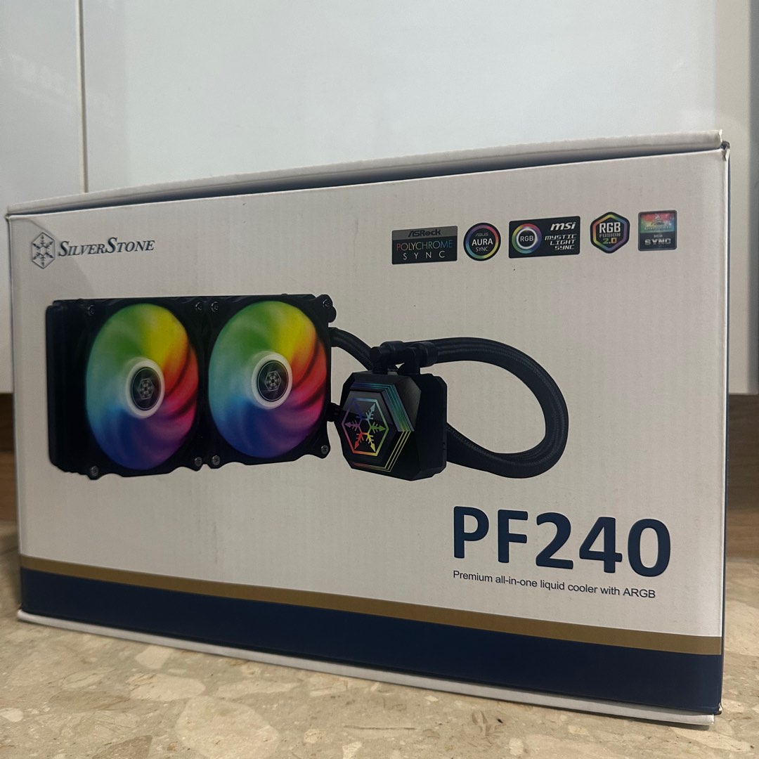 Silverstone PF 240 AIO RGB CPU Cooler, Computers & Tech, Parts ...