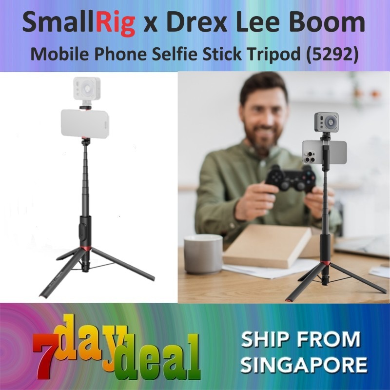 SmallRig x Drex Lee Boom Selfie Stick ST30 Lite Tripod, Photography ...