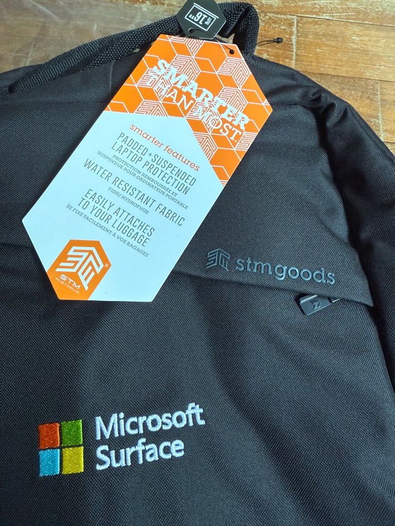 STM GOODS brand new Microsoft Surface Laptop backpack, Men's Fashion ...