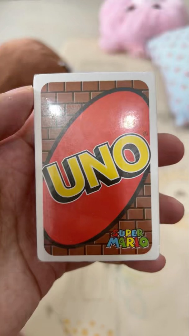 Super Mario UNO Card Game, Hobbies & Toys, Toys & Games on Carousell