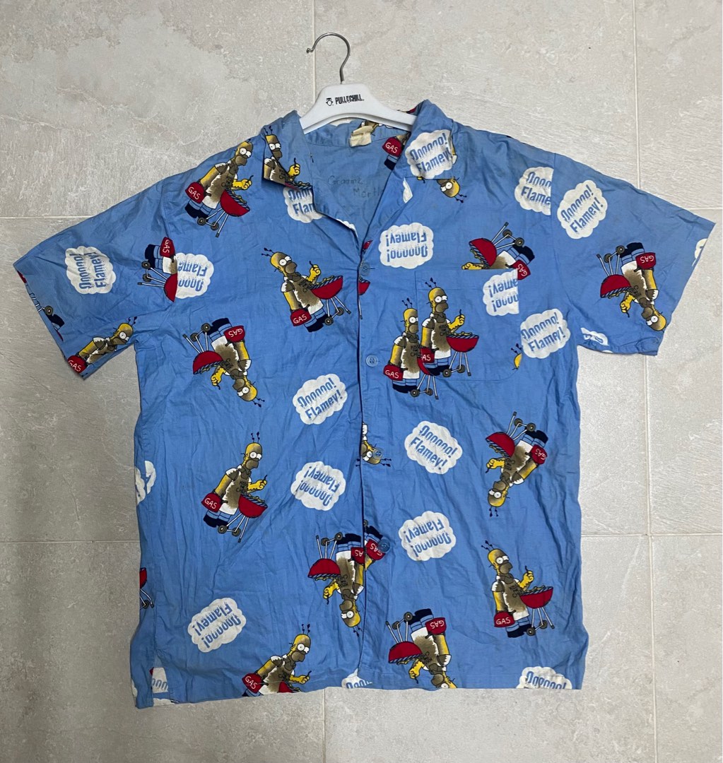 The Simpson Open Collar, Men's Fashion, Tops & Sets, Formal Shirts on ...