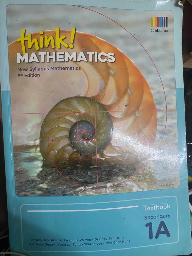 Think mathematics textbook 1A, 1B, 2A, 2B, Hobbies & Toys, Books ...