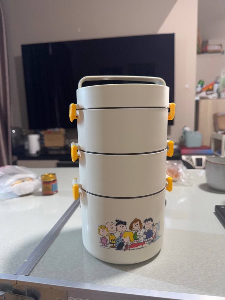 Tiffin Carrier ting kat food warmer, Furniture & Home Living ...