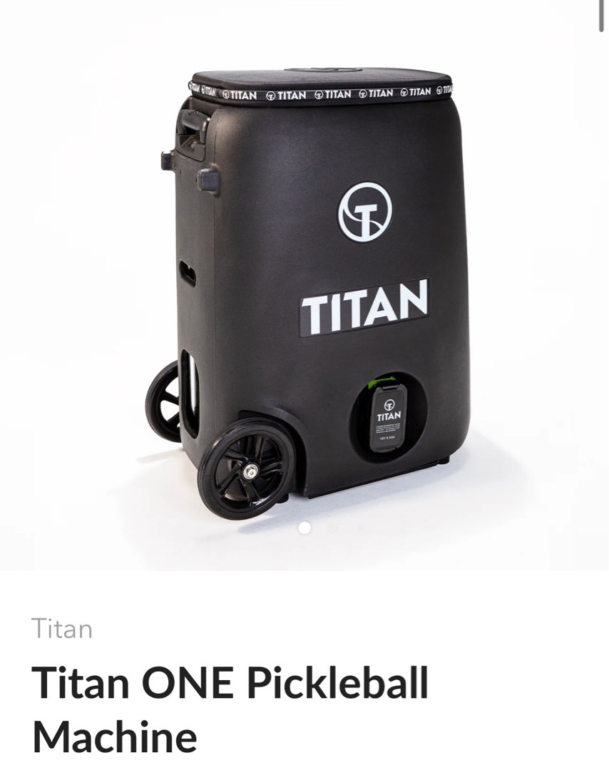 Titan ONE Pickleball Machine, Sports Equipment, Sports & Games, Racket ...