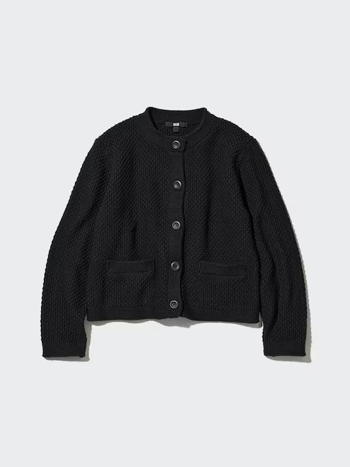 Uniqlo Knit Jacket, Women's Fashion, Coats, Jackets and Outerwear on ...