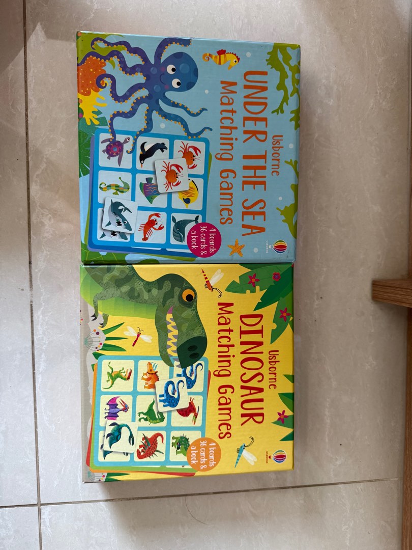 Usborne matching games, Hobbies & Toys, Toys & Games on Carousell