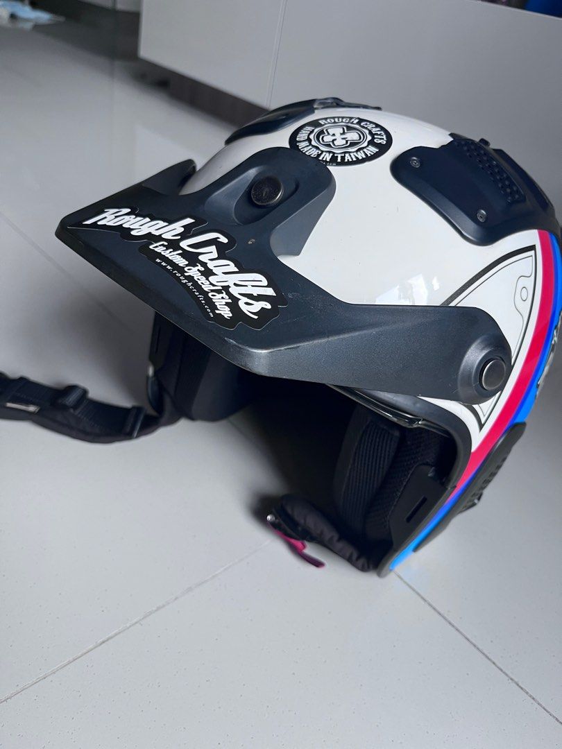 Used helmet shark x drake, Motorcycles, Motorcycle Apparel on Carousell