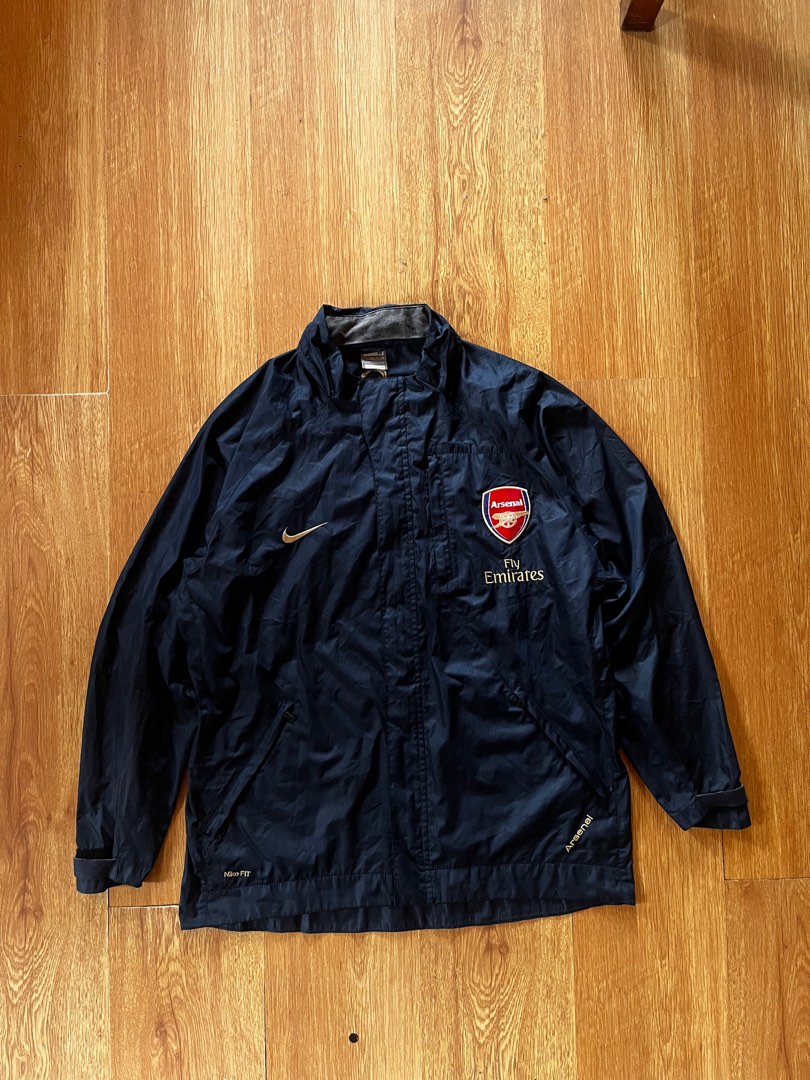 VINTAGE X NIKE X ARSENAL WINDBREAKER/RAIN JACKET, Men's Fashion, Coats ...