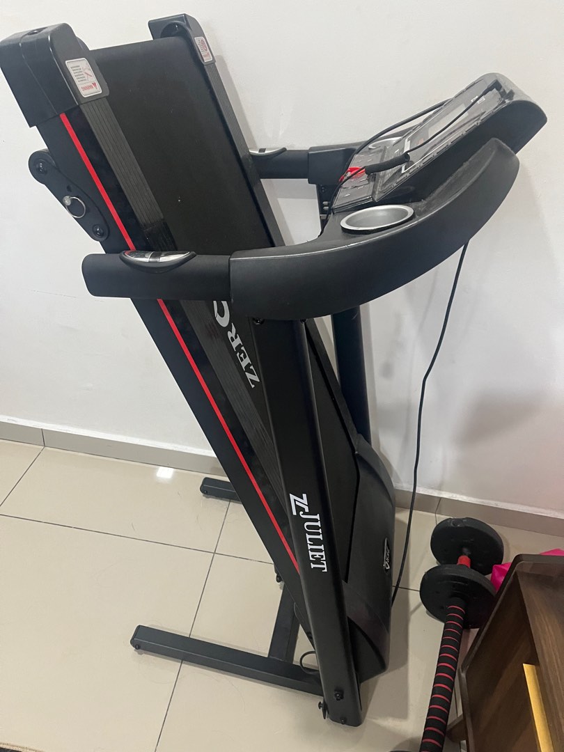 Zero ZT-Juliet Treadmill with 4 Manual Inclination Levels & 12 Training ...