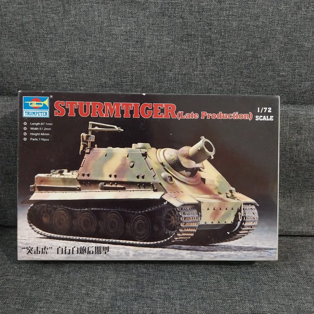 1/72 Trumpeter Sturmtiger (Late Production), Hobbies & Toys, Toys ...