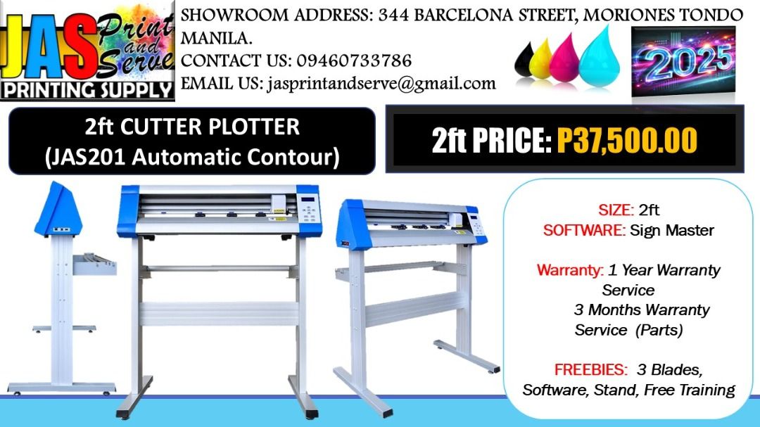 2ft,4ft Cutter Plotter and 5ft Cold Laminator Printer Machine ...
