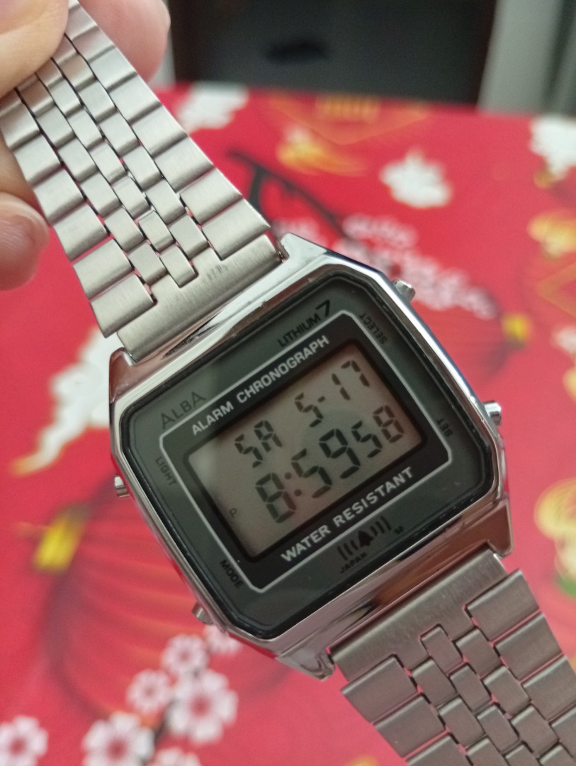 Alba Digital Quartz Watch Ref.: W209-4220 "Lithium7", Men's Fashion ...