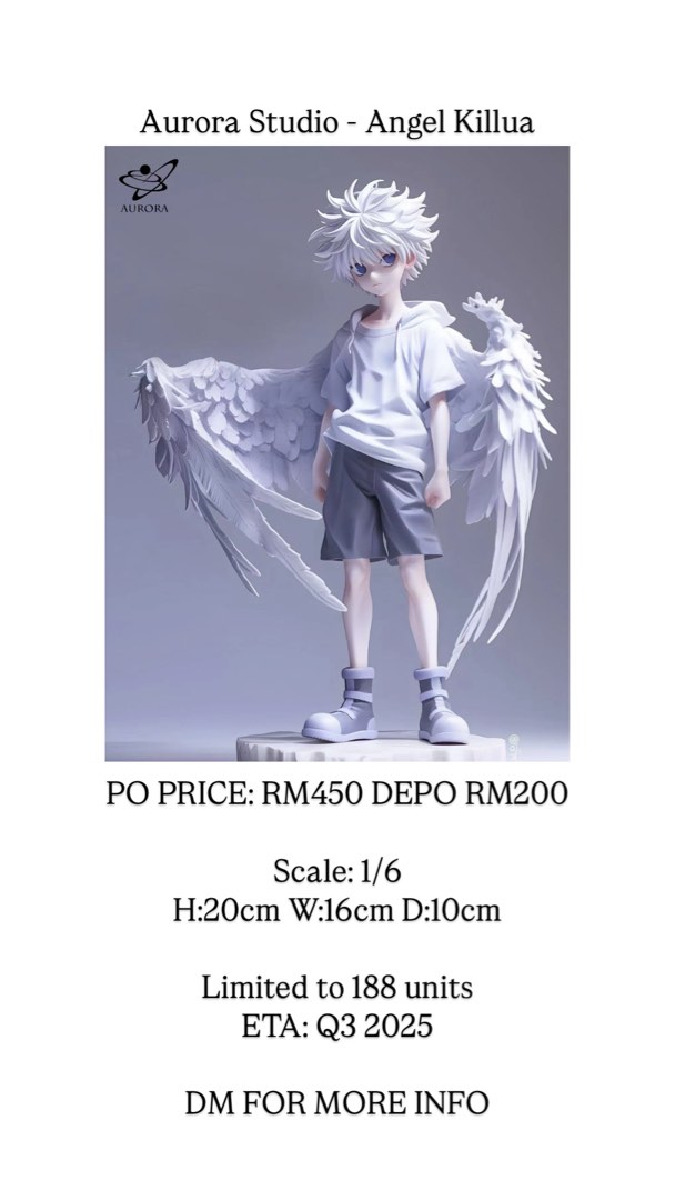 Aurora Studio - Angel Killua, Hobbies & Toys, Toys & Games on Carousell