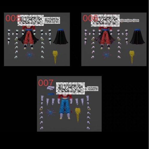 Beast Deities Kong Studio Dragon Ball Z SHF Super Saiyan 005 006 007 ...