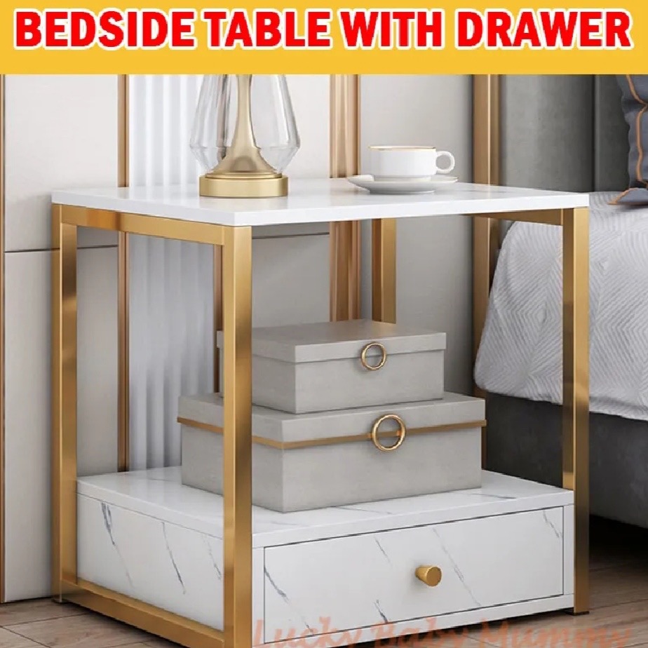 Bedside Storage Table | Living Room Side Table | Bedroom Nightstand ...