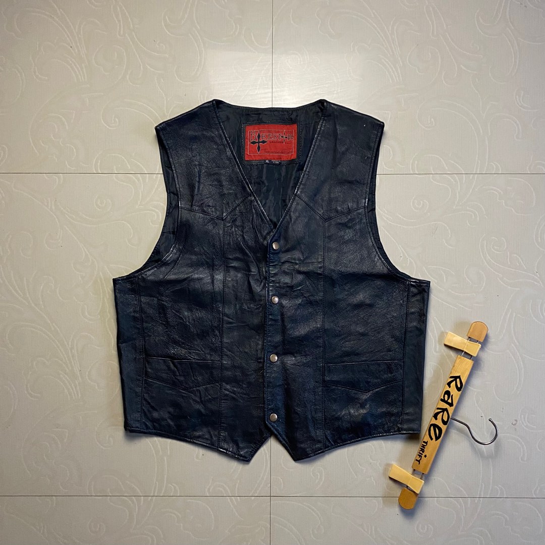 BIKESTAR GENUINE LEATHER MOTORCYCLE HARLEY DAVIDSON ALT. MOTORCYCLE ...