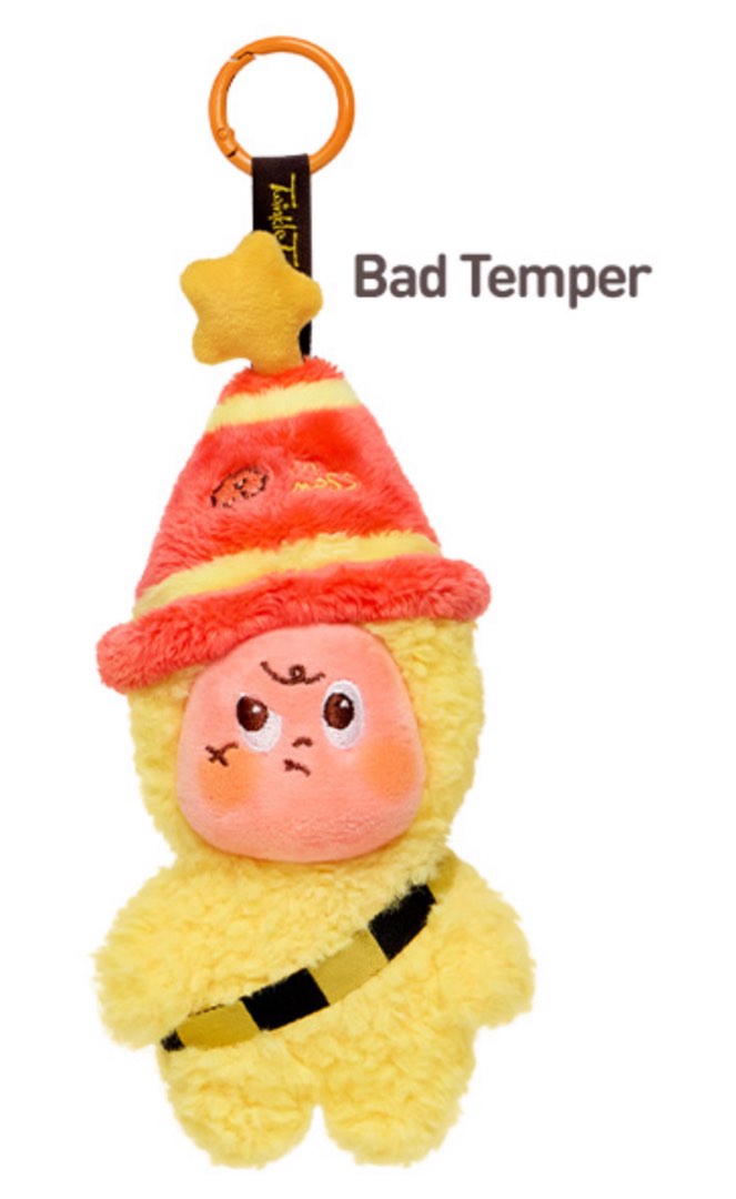 BNIB - Popmart Twinkle Twinkle Plush Pendant - BAD TEMPER, Hobbies ...