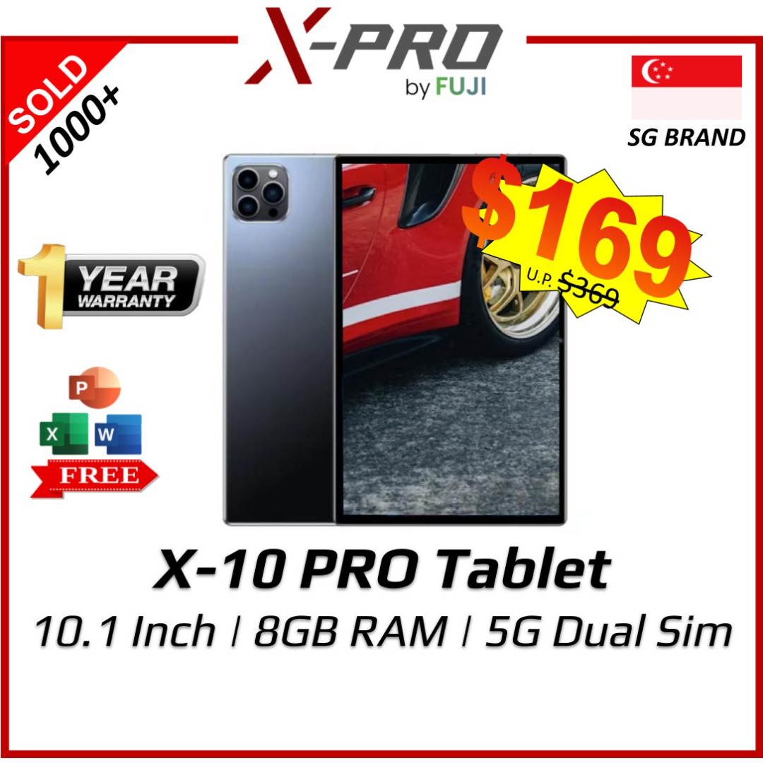 Brand New X-10 PRO Tablet- By XPRO- 10.1 Inch - 8GB RAM - Latest ...