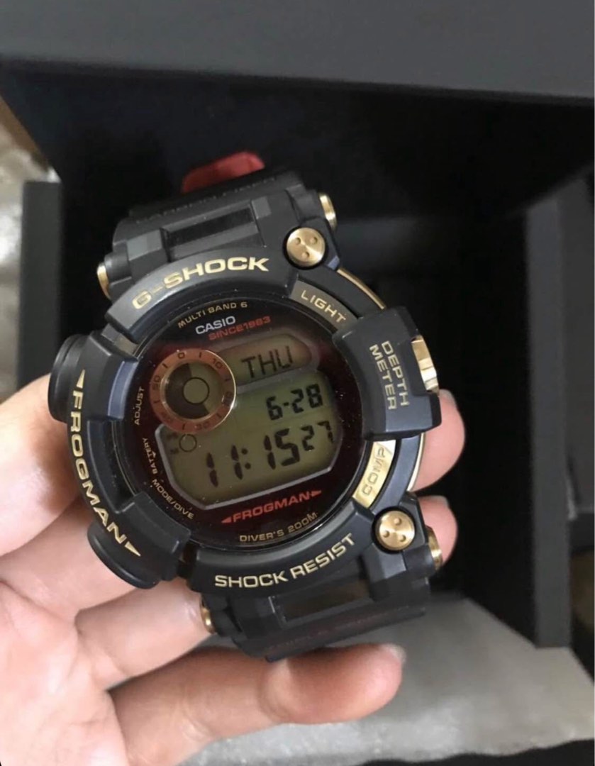 CASIO G-Shock 35th Anniversary Gold Tornado Series GWF-D1035B-1 Frogman ...