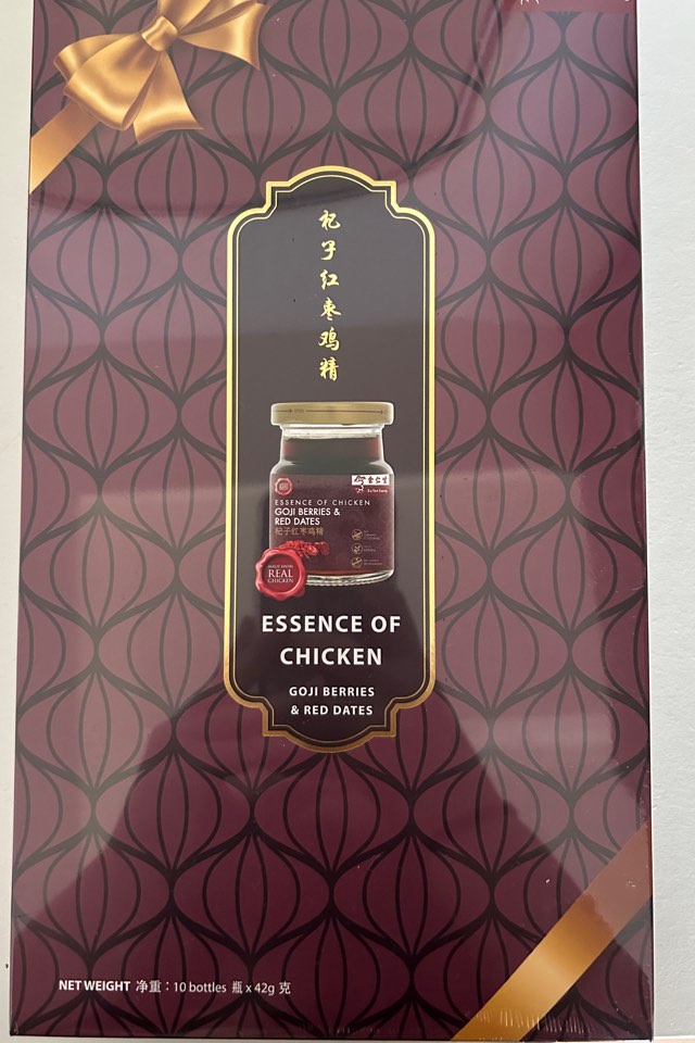 Chicken Essence with Goji Berries & Red Dates, Health & Nutrition ...