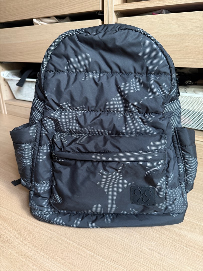 CIPU AIRY BACKPACK BABY DIAPER BAG - BLACK CAMO (L), Babies & Kids, Going Out, Diaper Bags ...