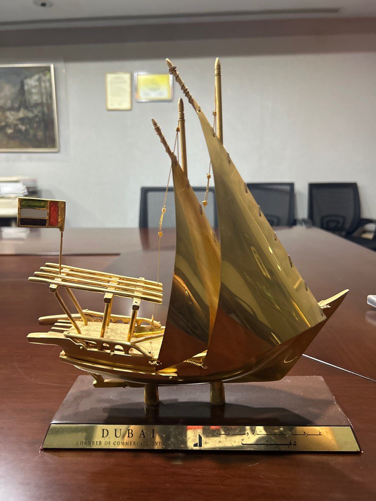 Copper Model of a Dhow, Furniture & Home Living, Home Decor Accessories ...