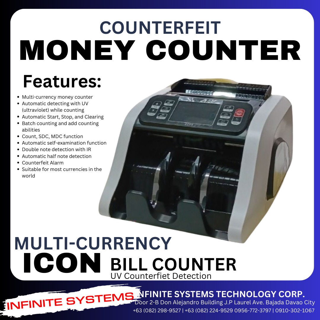 Counterfeit detector money counter, Computers & Tech, Office & Business ...