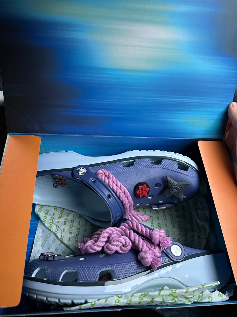 Crocs X Naruto (Sasuke) Swap/Sell, Men's Fashion, Footwear, Sneakers on ...