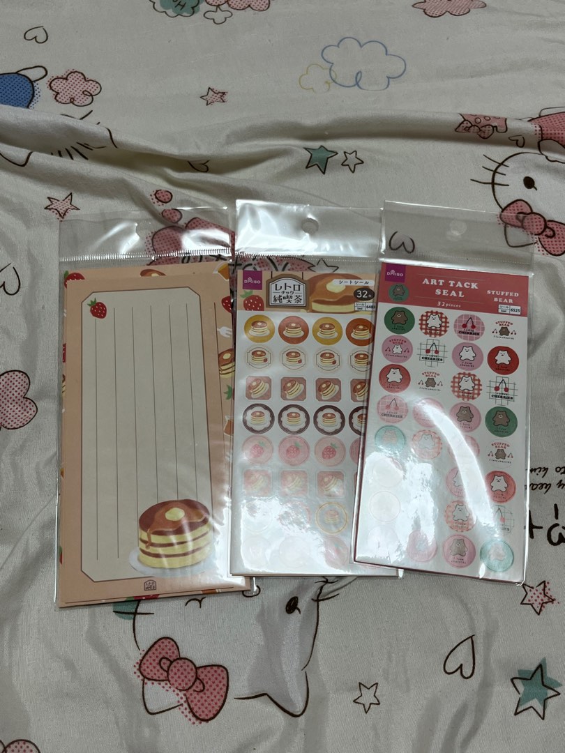 daiso stickers and note sheets, Hobbies & Toys, Stationery & Craft ...