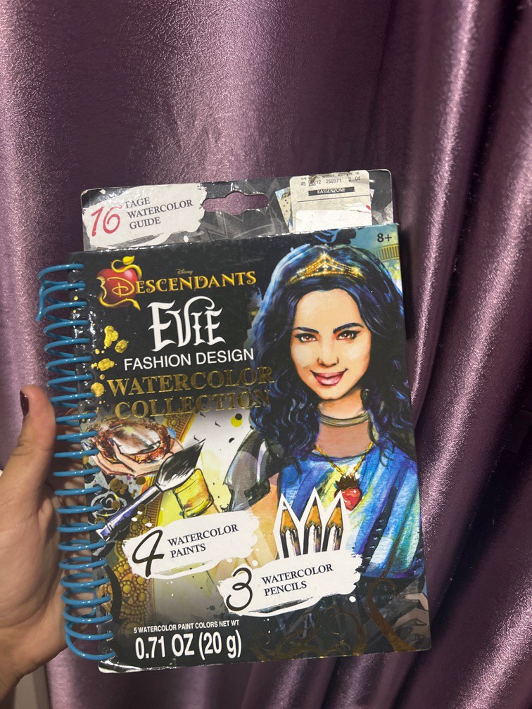 Descendants watercolour book(limited edition), Hobbies & Toys, Books ...