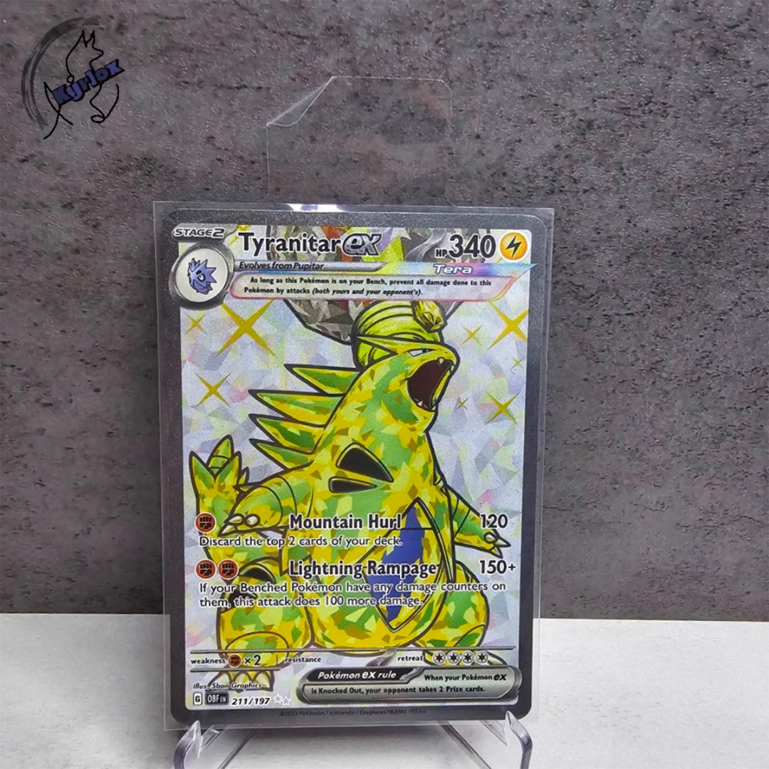 Tyranitar EX | Pokemon Obsidian Flames | Eng Version, Hobbies & Toys ...