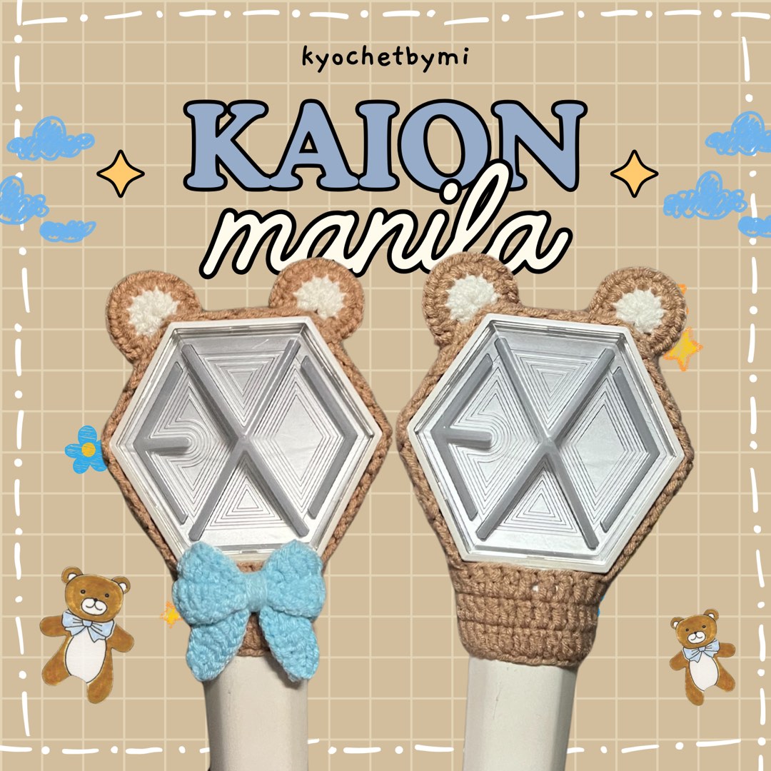 EXO KAI Nini Bear Crochet Eribong Cover, Hobbies & Toys, Memorabilia & Collectibles, K-Wave on ...