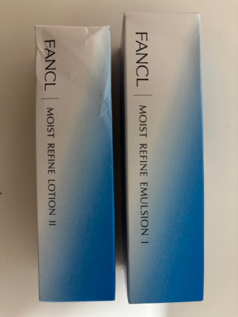 FANCL Moist Refine Lotion II and Moist Refine Emulsion I, Beauty & Personal Care, Face, Face ...